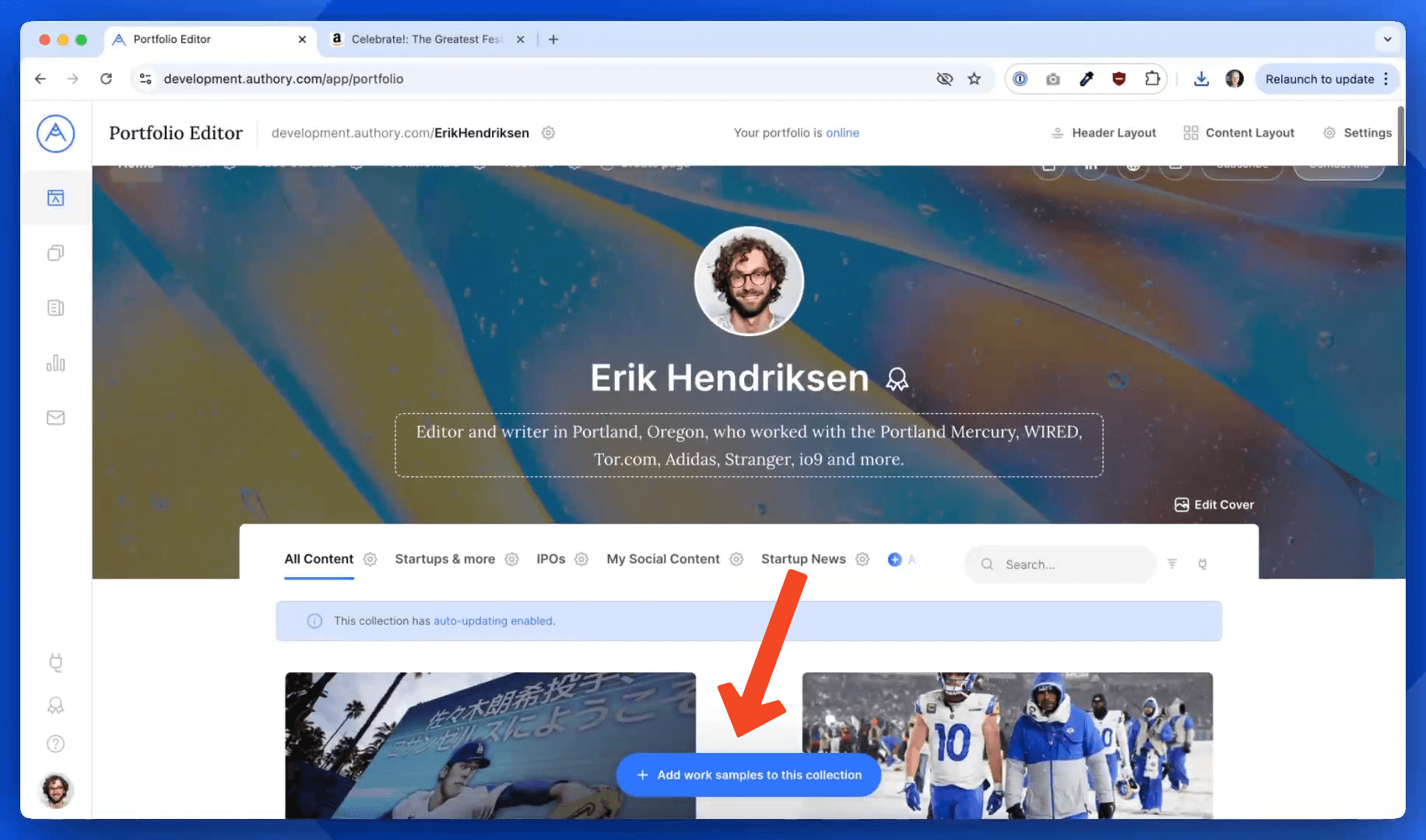 How to Add a Book to Your Authory Portfolio
