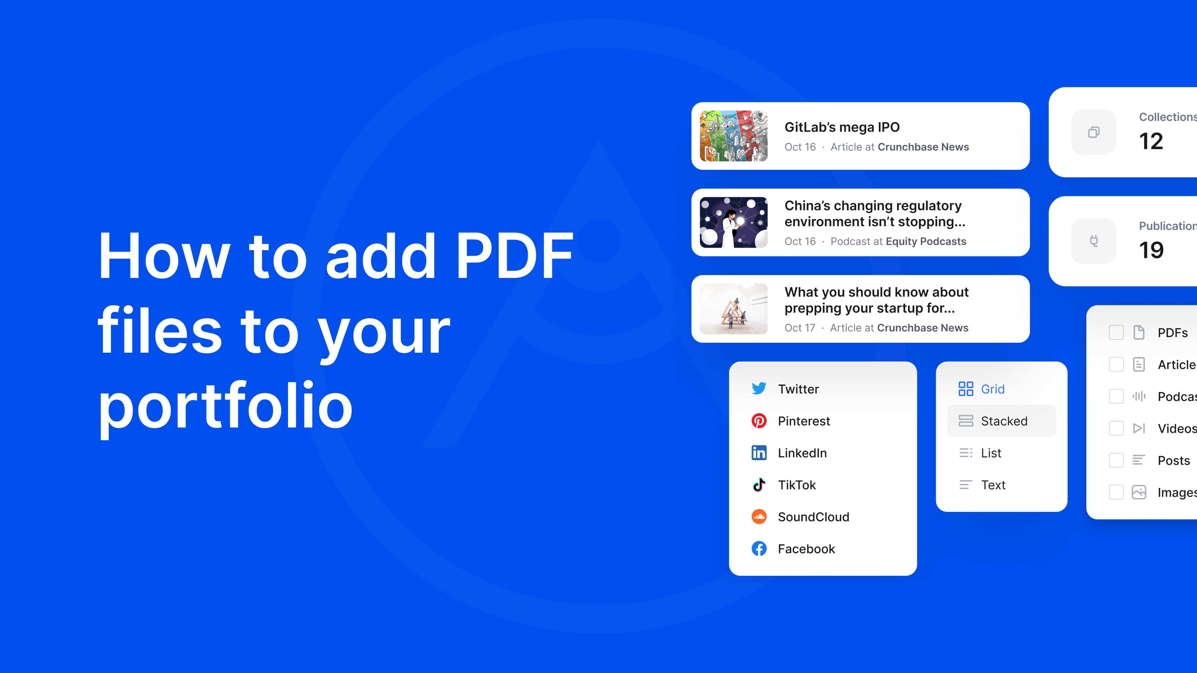 How to Add PDFs to Your Authory Portfolio