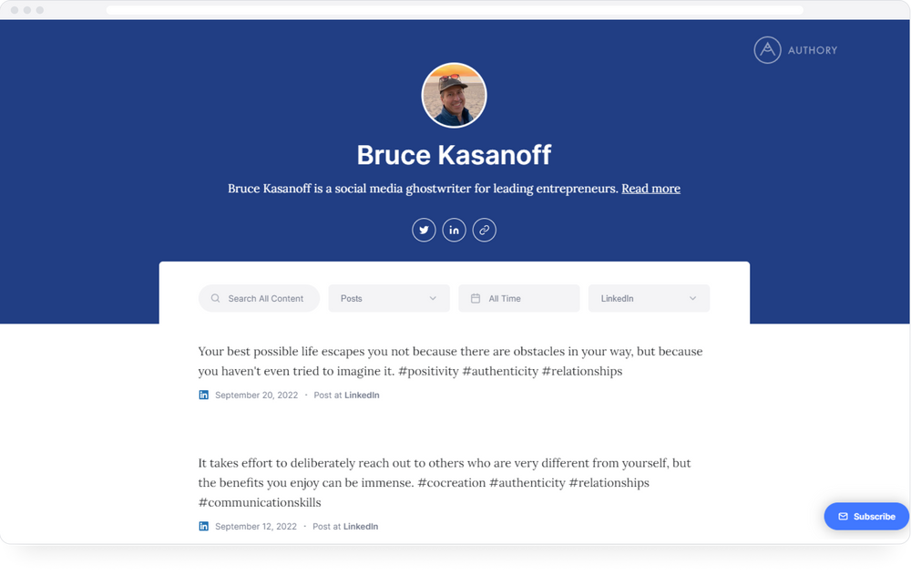 6 Content Creator Portfolio Examples to Get Inspired
