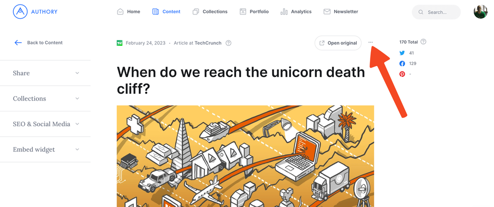 How to edit content and dates