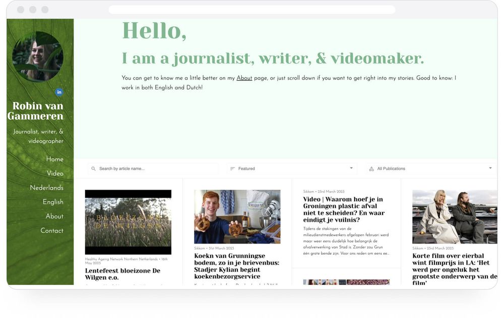 10 Journalism Portfolio Examples You Should Consult Before Creating ...