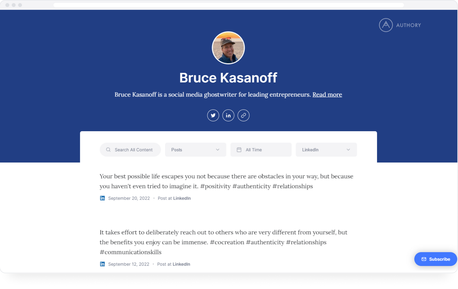 6 Content Creator Portfolio Examples to Get Inspired