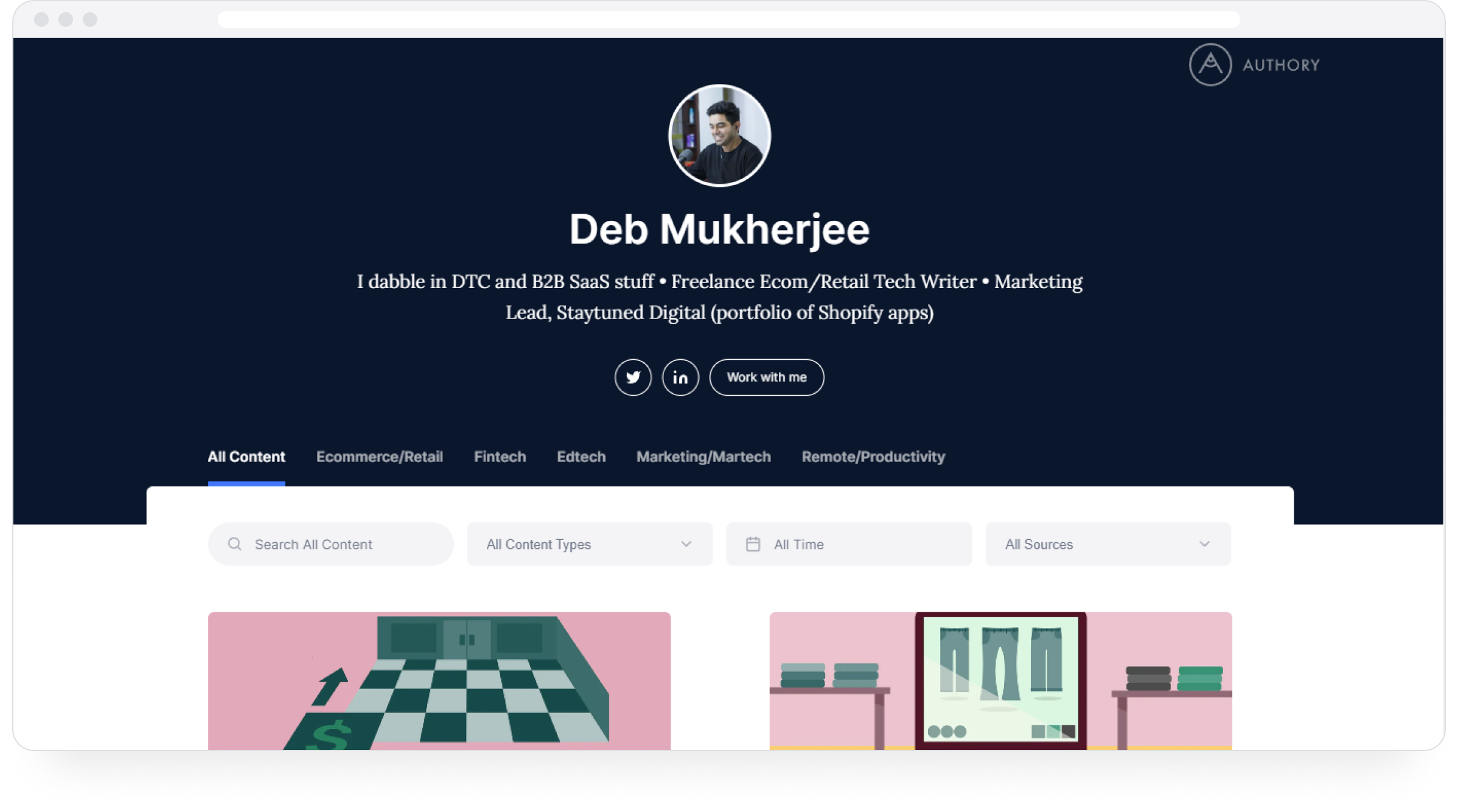 6 Content Creator Portfolio Examples to Get Inspired