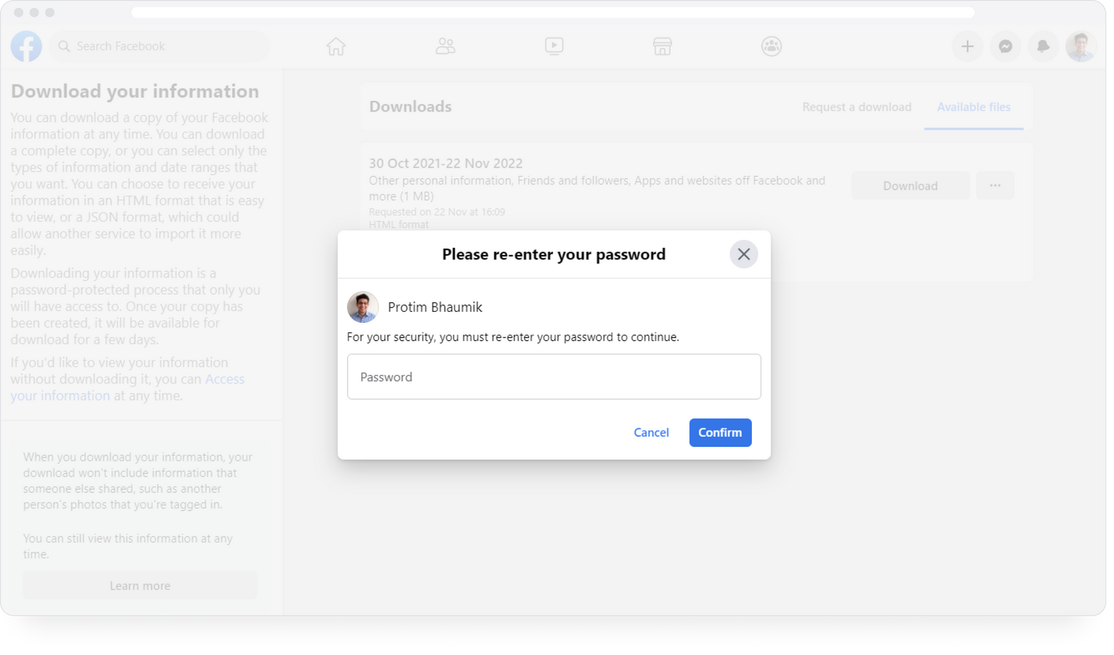 Backup Facebook — Create an Auto-Updating Facebook Backup