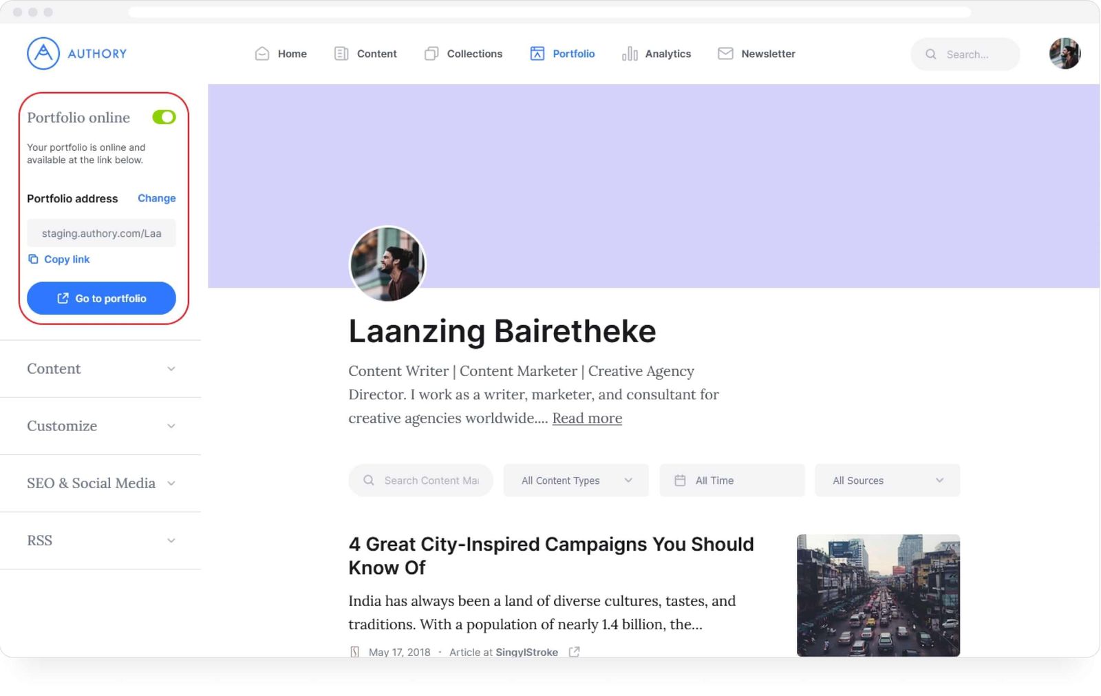 Content Marketing Portfolio — A Step-by-Step Guide with Examples