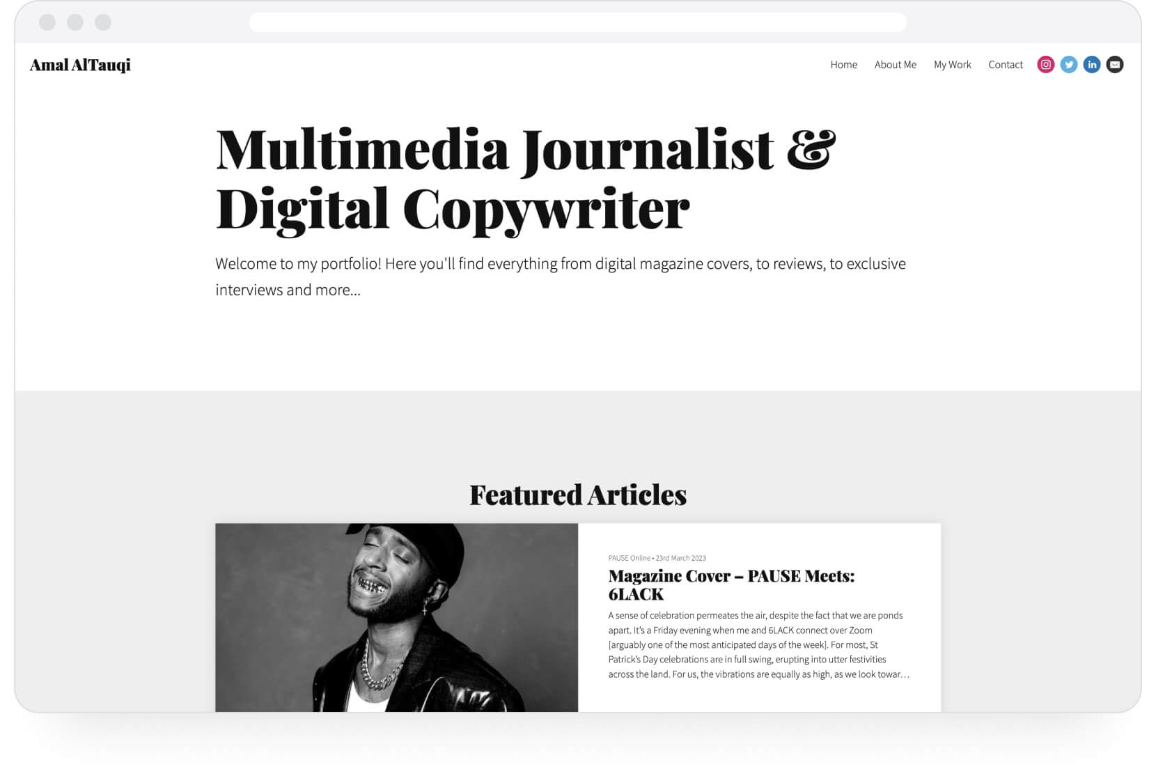 10 Journalism Portfolio Examples You Should Consult Before Creating ...