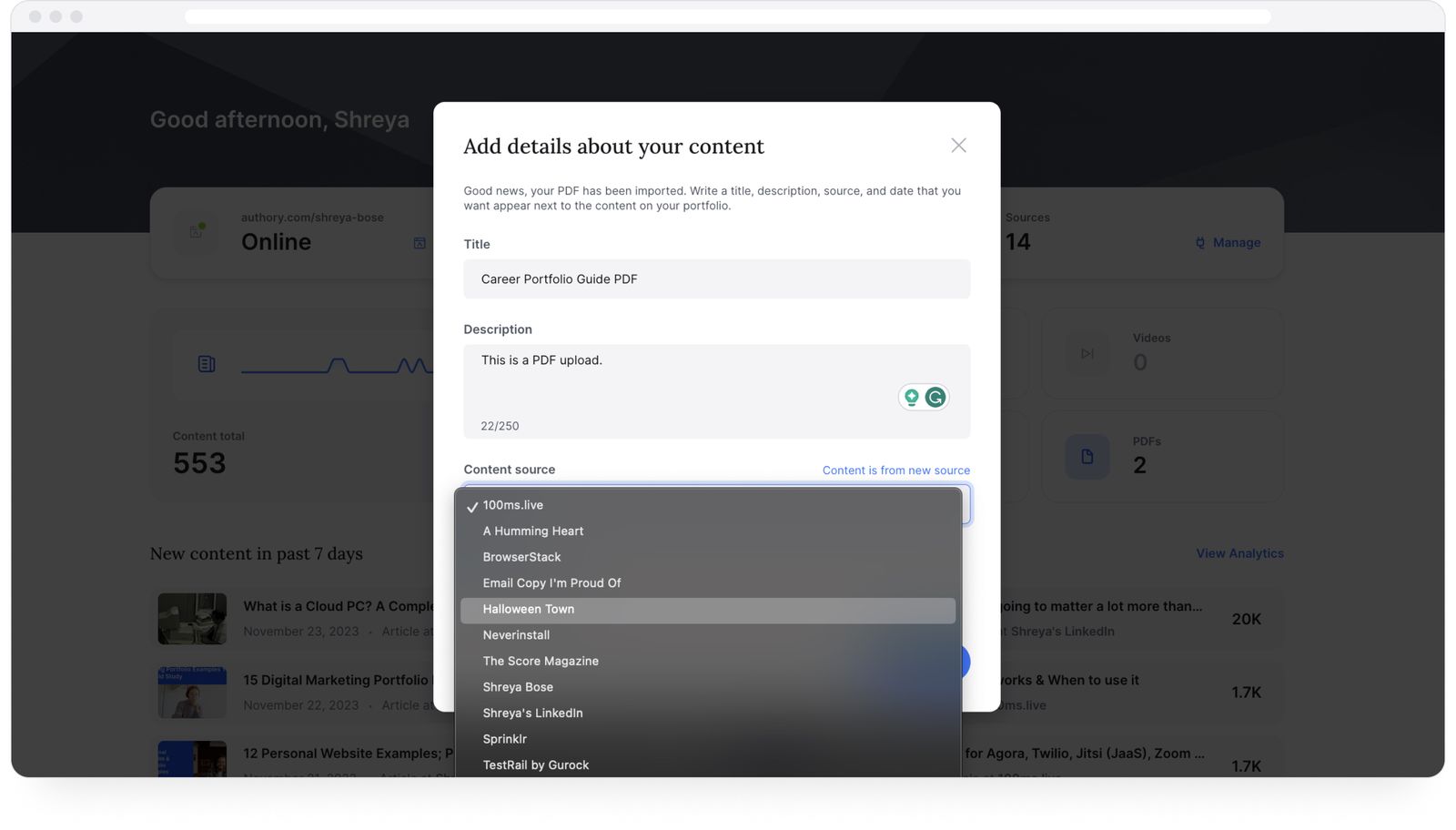Professional Career Portfolio Examples (PDF and otherwise) + How To ...