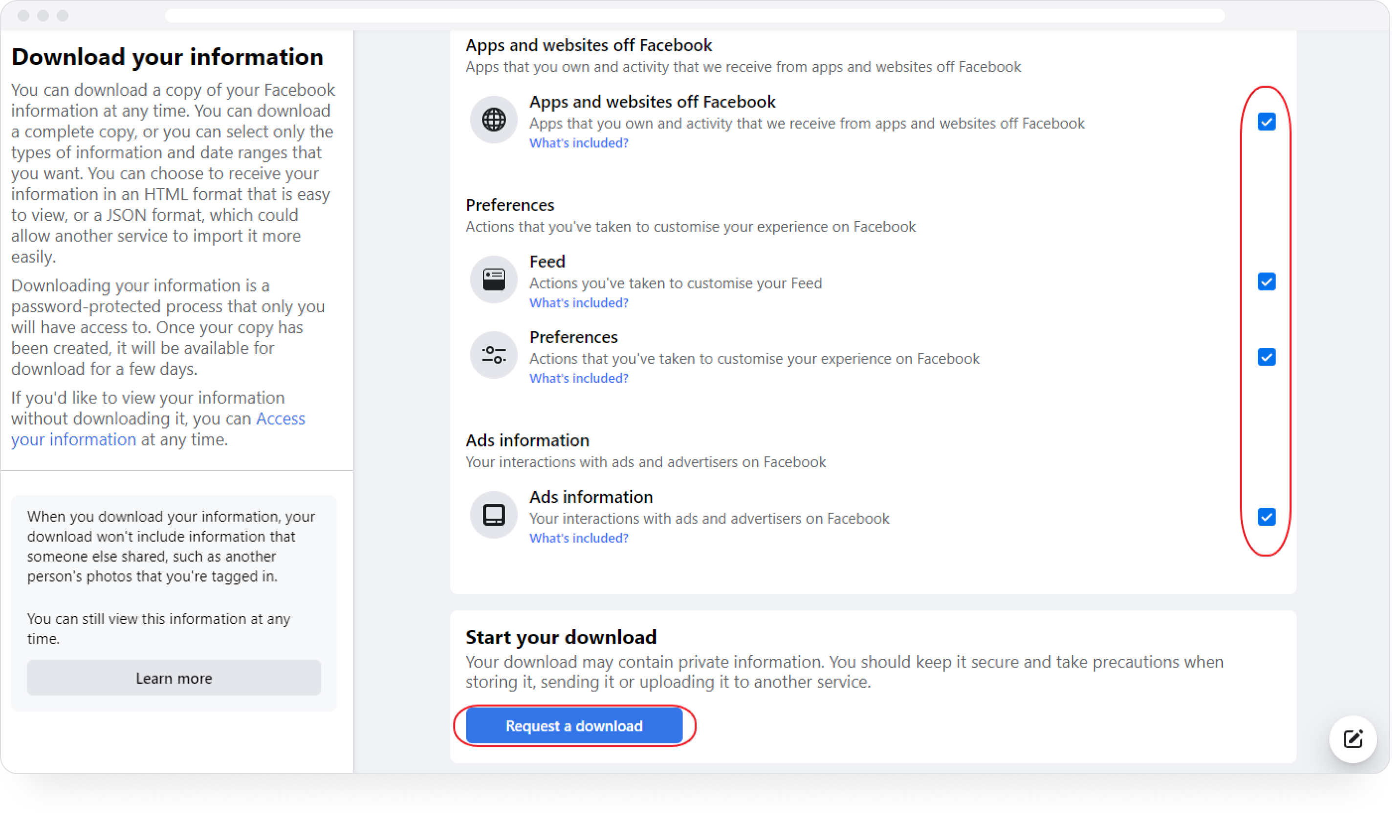 Backup Facebook — Create an Auto-Updating Facebook Backup