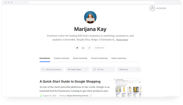 6 Content Creator Portfolio Examples to Get Inspired