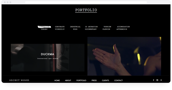 10 Incredible Video Portfolio Examples to Inspire You